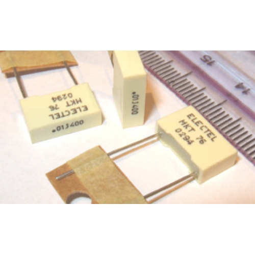 Order Now : 0.01uF 400V Metallised Polyester Capacitors MKT. (Pack of 5 ...